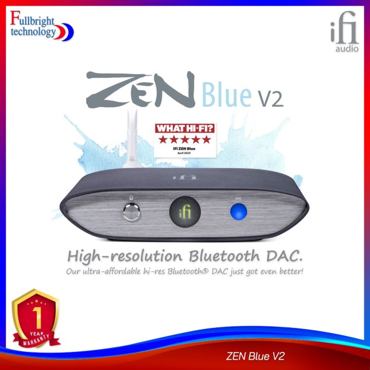 iFi Audio ZEN Blue V.2 High-resolution Bluetooth DAC สตรีมเมอร์ไร้สายความละเอียดสูง Bluetooth 5. ...