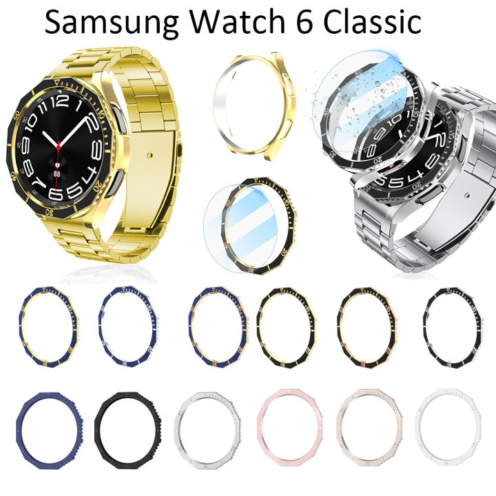 Bezel Ring Cover For Samsung Galaxy Watch 6 Classic 43MM 47MM Stainless ...