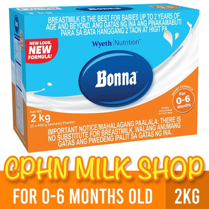Bonna 2kg 0-6 Months Old Infant Formula | Lazada PH