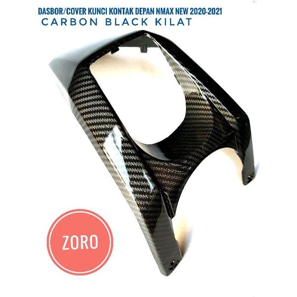 DASBOR COVER TUTUP KUNCI KONTAK DEPAN NMAX NEW 2020-2021 CARBON ZORO ...