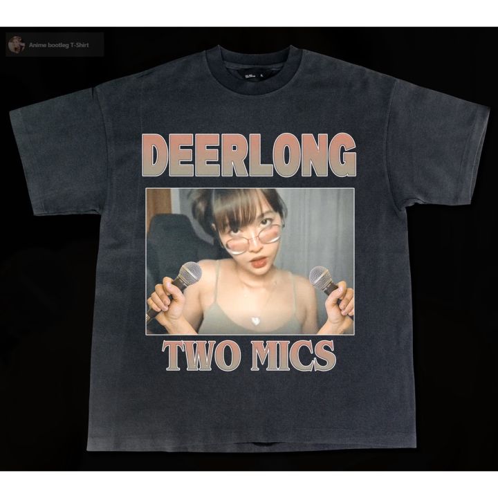 เสื้อยืดผ้าฝ้ายเสื้อยืดผ้าฝ้าย DEERLONG- Bootleg T-Shirt | Lazada.co.th