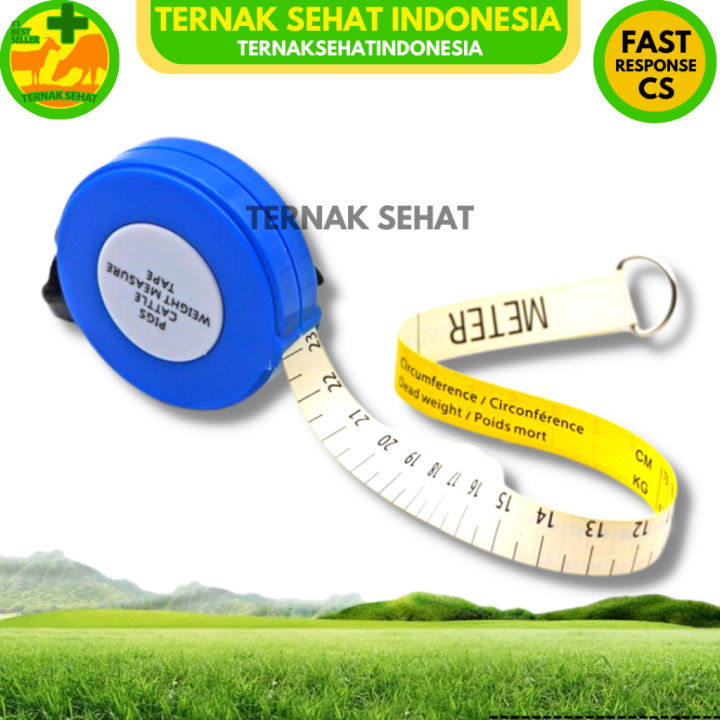 METERAN SAPI - PITA UKUR - ALAT UKUR LINGKAR DADA SAPI - ALAT TAKSIR ...