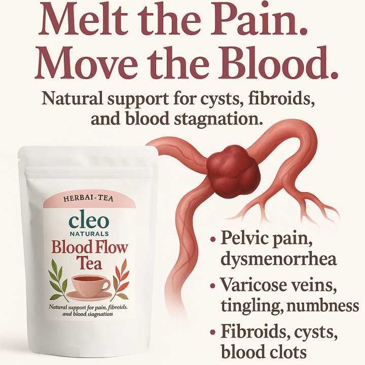 CLEO Blood Flow Tea – Herbal Detox for Hypertension, Fibroid, Tumor ...