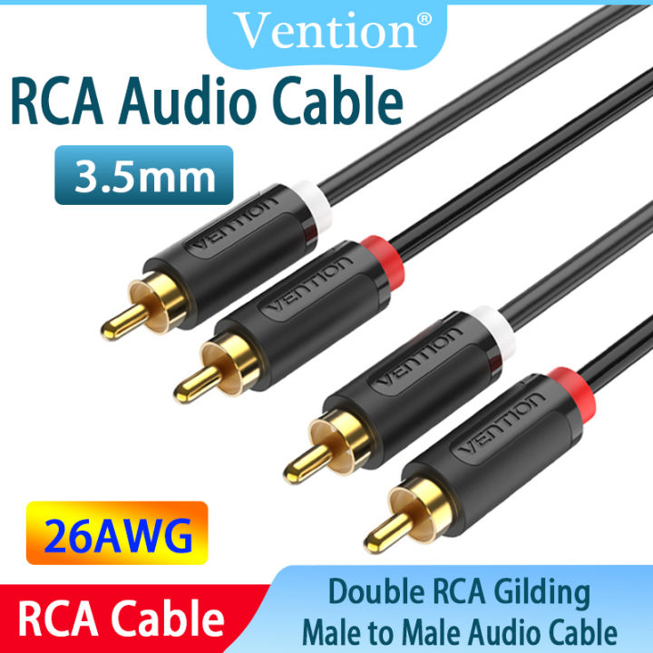 Vention Double RCA 2 Male to 2 Male RCA Audio Cable for Theater DVD Amplifier TV CD 1m 2m 3m 5m ...