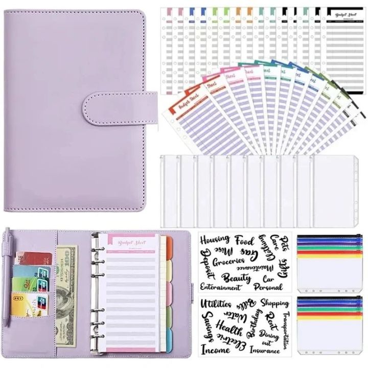 2023 Budget Binder Notebook A6 Planner Cash Envelope Savings Money 6 ...