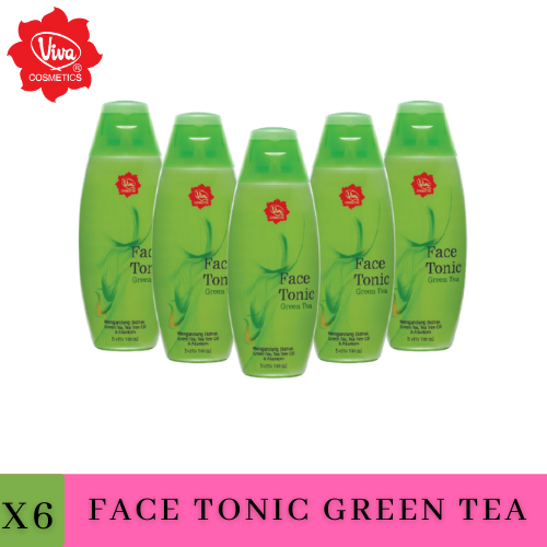 Viva Face Tonic Green Tea 100 ml x 6 Pcs | Lazada Indonesia