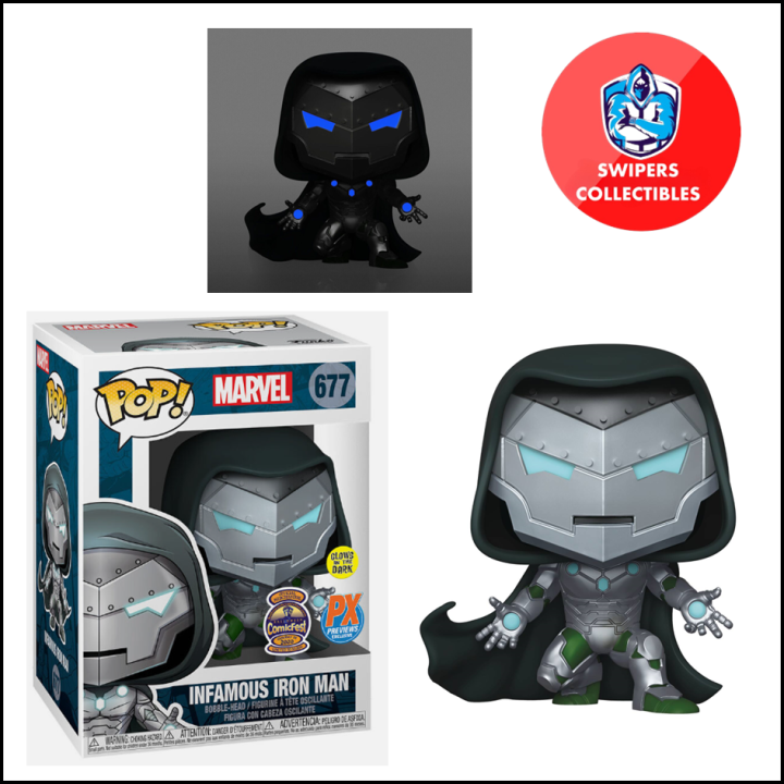 Funko Pop Infamous Iron Man Glow ComicFest 2020 PX Exclusive | Lazada PH