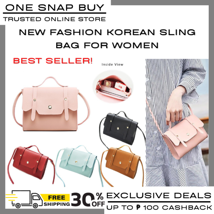 New Fashion Korean Sling Bag Shoulder Bag Fashion Crossbody Sling Bag ...