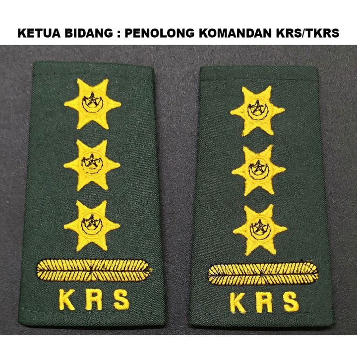 PANGKAT KRS/TKRS PEGAWAI (JENIS KAIN) SEKOLAH KOKURIKULUM | Lazada