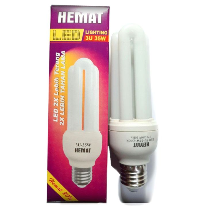 LAMPU PLC LED HEMAT 3U 35 WATT CAHAYA PUTIH HARGA PROMO | Lazada Indonesia