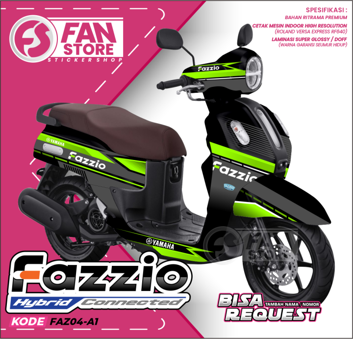 Decal Fazzio 2022 Full Body Sticker Fazzio Full Body Striping Yamaha ...