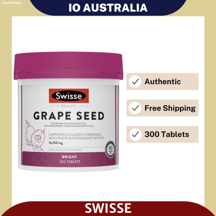 Swisse Grape Seed 14250mg 300 Tablets (Expiry 2024) | Lazada