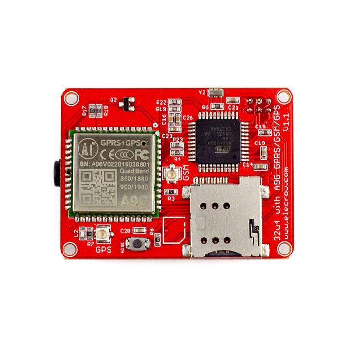 【in Demand】 Elecrow 32u4 With A9g Gprs Gsm Gps Module Quad Band 3