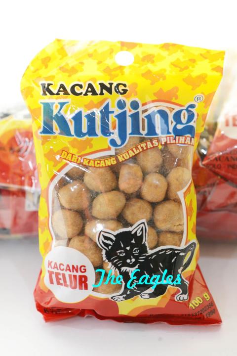 kacang telor telur KUTJING oleh khas Solo 100 gr camilan renyah snack ...