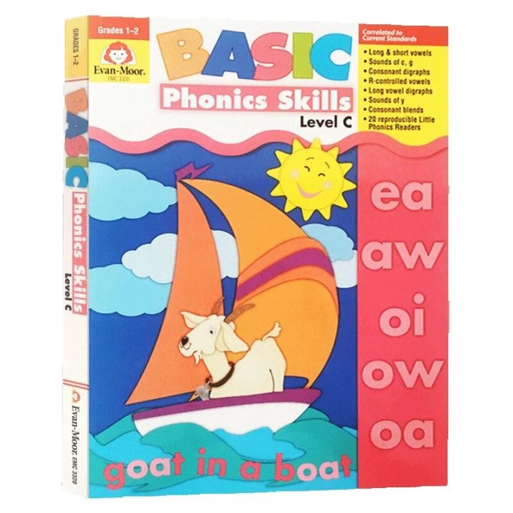 Milu C Basic Phonics Skills Level C Evan Moor Original English Books ...