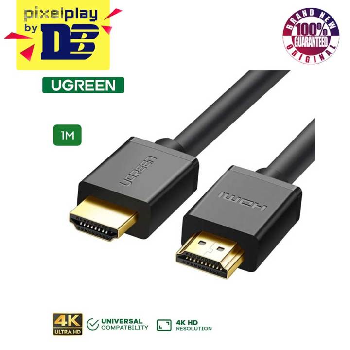 UGREEN HDMI Male To Male Cable 1M (Black) (HD104/10106) | Lazada PH