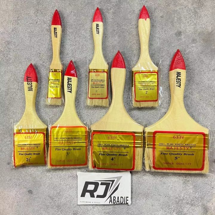 TERLARIS! Kuas Cat Tembok 1,5 inch Gagang Kayu 633 Kuas Cat Kayu 1 1/2 ...