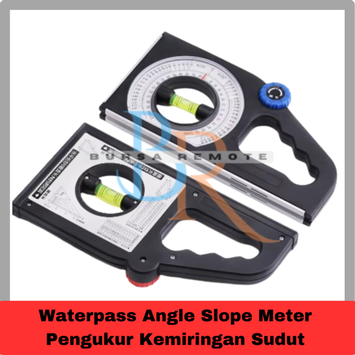 Waterpass Angle Slope Meter Pengukur Kemiringan Sudut Angle Pass 2 ...