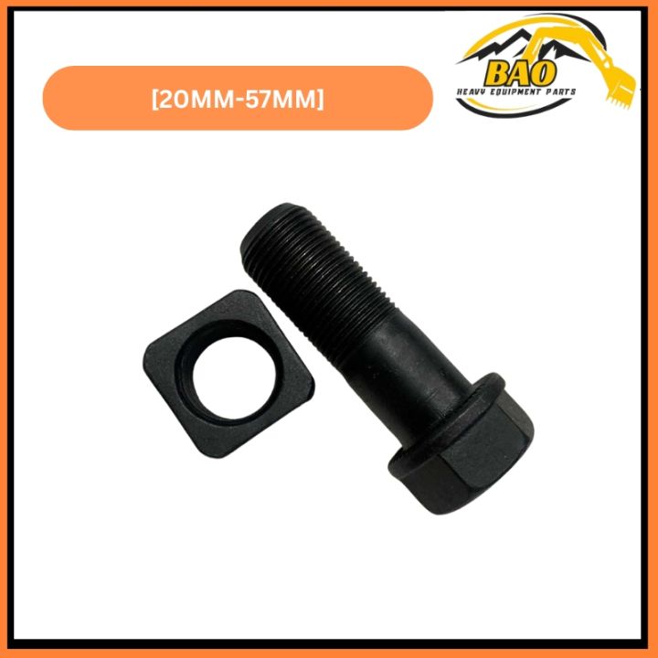 Track Shoe Bolt FOR EXCAVATOR PC200-5/EC210B/SY215/E320/ZAX200 (20MM ...