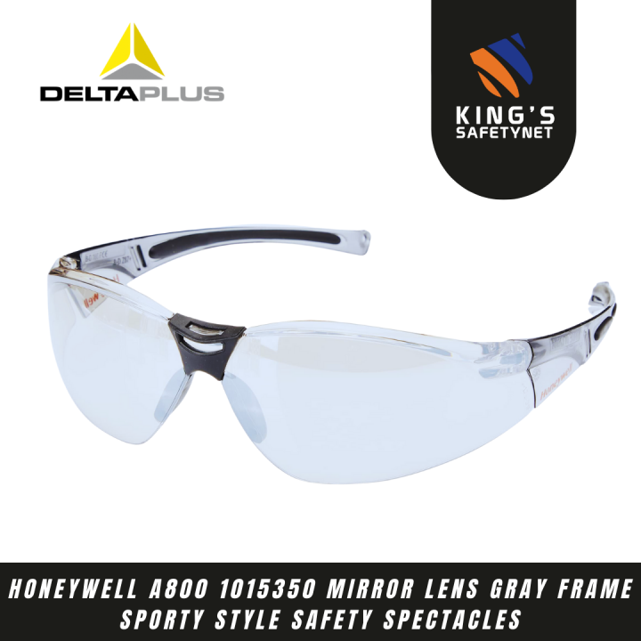 Honeywell A800 1015350 Mirror Lens Gray Frame Sporty Style Safety Spectacles | Lazada PH