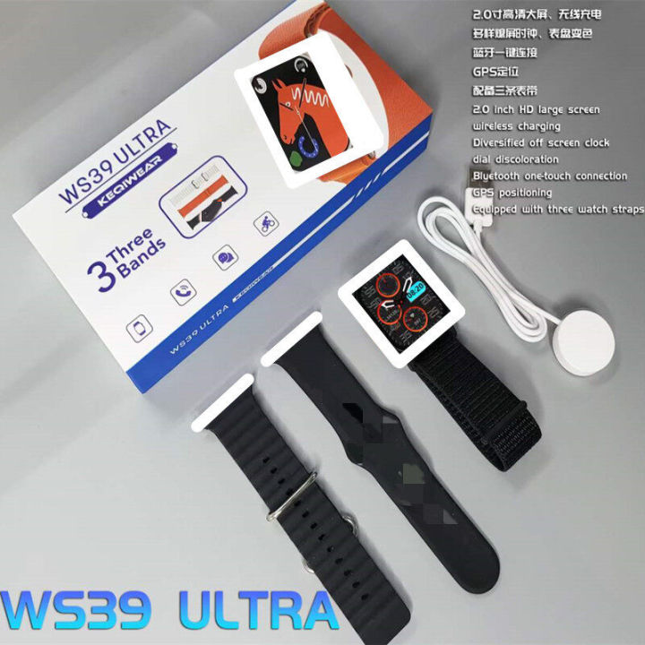 WS39 ULTRA สมาร์ทวอทช์นาฬิกาอัจฉริยะนาฬิกาบลูทูธเครื่องวัดความดันโลหิต ...