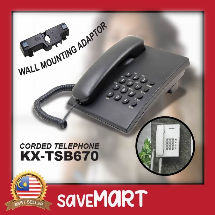 Corded Telephone for Home Office Single Line Wall Mountable Phone ...