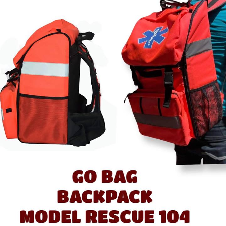 Emergency Rescue Bag (back pack) PLAIN (Orange) AQUALIFE | Lazada PH