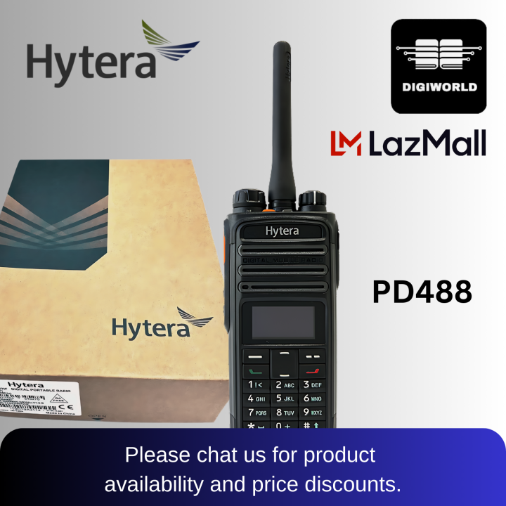 Hytera PD488 Digital Portable Two-Way Radio | Lazada PH