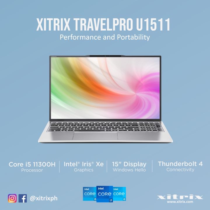 Xitrix TravelPro U1511 Core i5 Windows 11 Ultrabook (11th Gen Core i5 ...