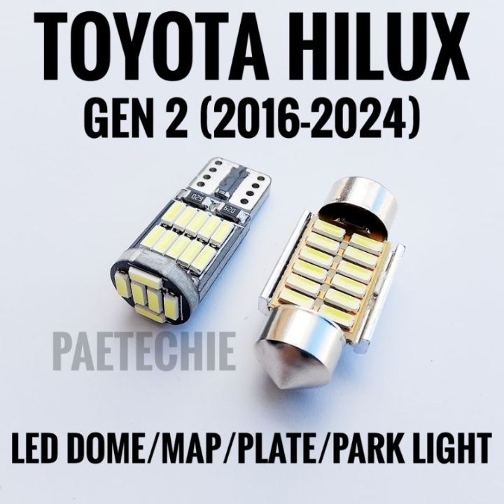 Toyota Hilux LED Interior Light Dome Map License Plate Ceiling Park ...