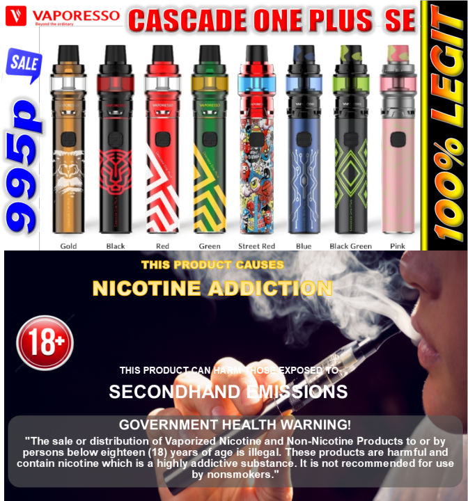 Vaporesso Cascade One Plus SE Starter Kit 3000mAh | Lazada PH