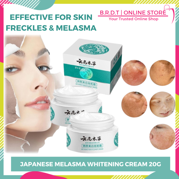 Japanese Melasma Cream Yunnan Herbal Whitening Freckle Cream High ...