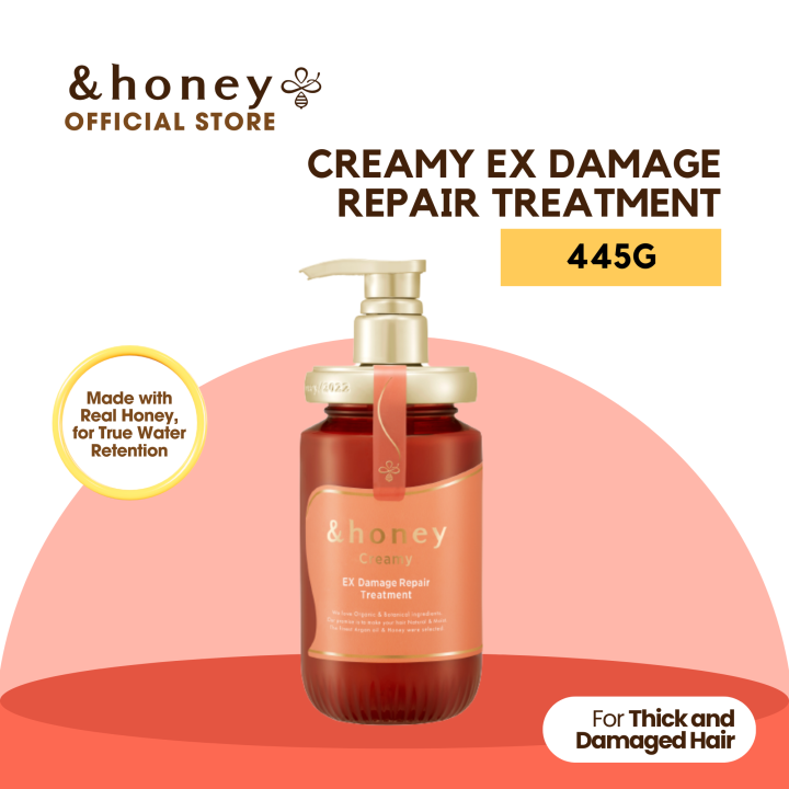And Honey Creamy EX Damage Repair Treatment 445g - & Honey Made in Japan | Lazada PH