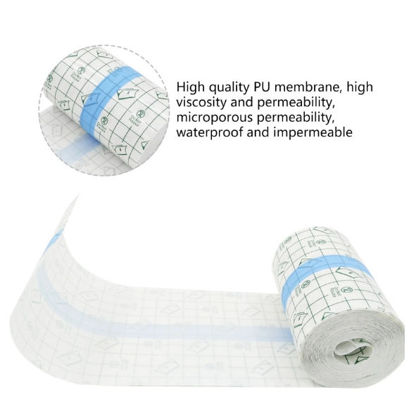 Transparent Anti-allergic PU 5M Waterproof Medical Tape Film Wound ...