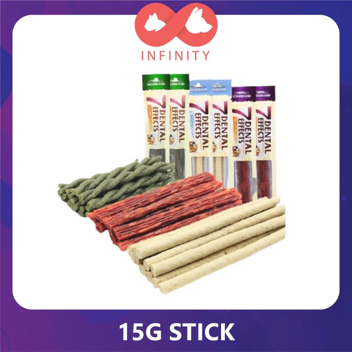 VegeBrand 7 Dental Effect Dental Stick 15g - Dental Stick / Dog Teeth ...