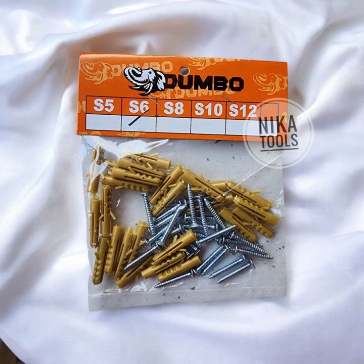 Skup Sekrup Fisher S6 Isi 25pcs Fisher Lubang Dinding 6mm | Lazada Indonesia