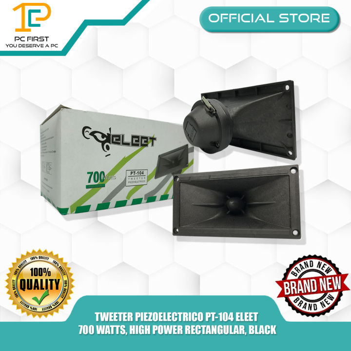 TWEETER PIEZOELECTRICO PT-104 ELEET 700 WATTS, HIGH POWER RECTANGULAR ...