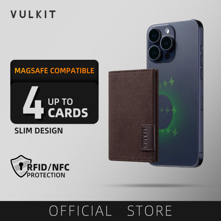 VULKIT-Magnetic Wallet Compatible with Mag Safe Wallet RFID Blocking ...