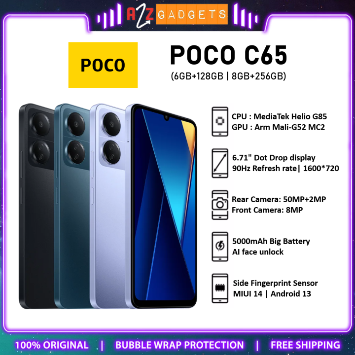POCO C65 (256GB+8GB | 128GB+6GB) Smartphone - 1 Year Warranty by Xiaomi ...
