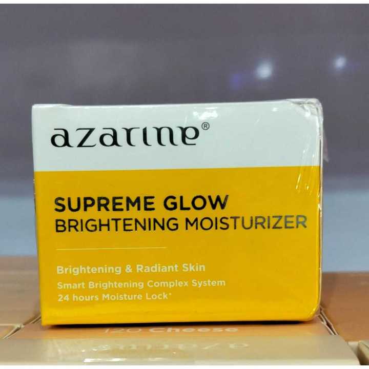 Azarine Supreme Glow Brightening Moisturizer 30gr - Pelembab Pagi dan ...
