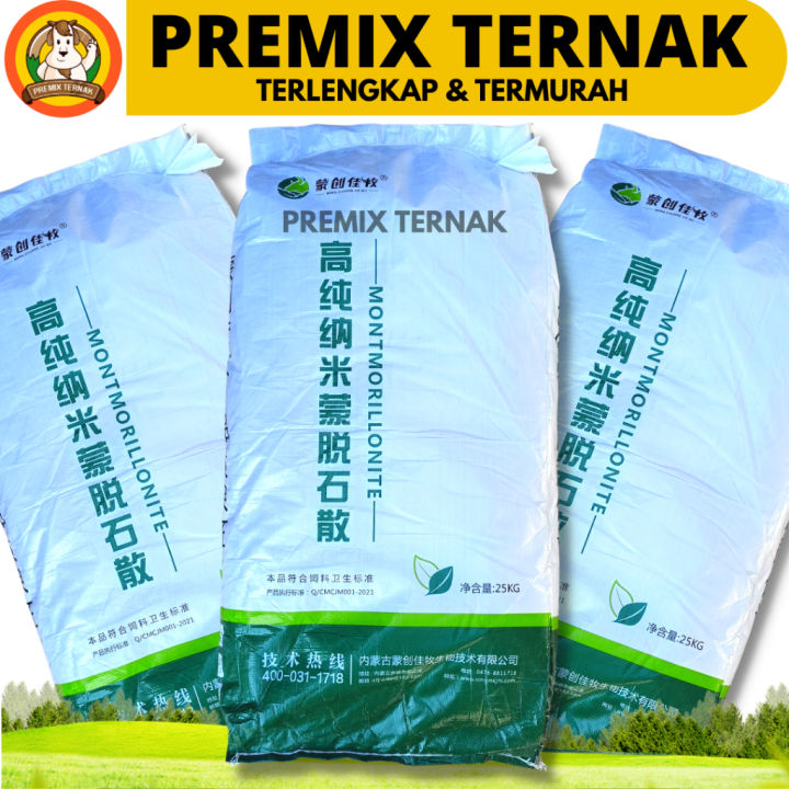 TOXIN BINDER PAKAN MONTMORILLONITE 1 KG - Feed Additive Pengikat Toxin ...