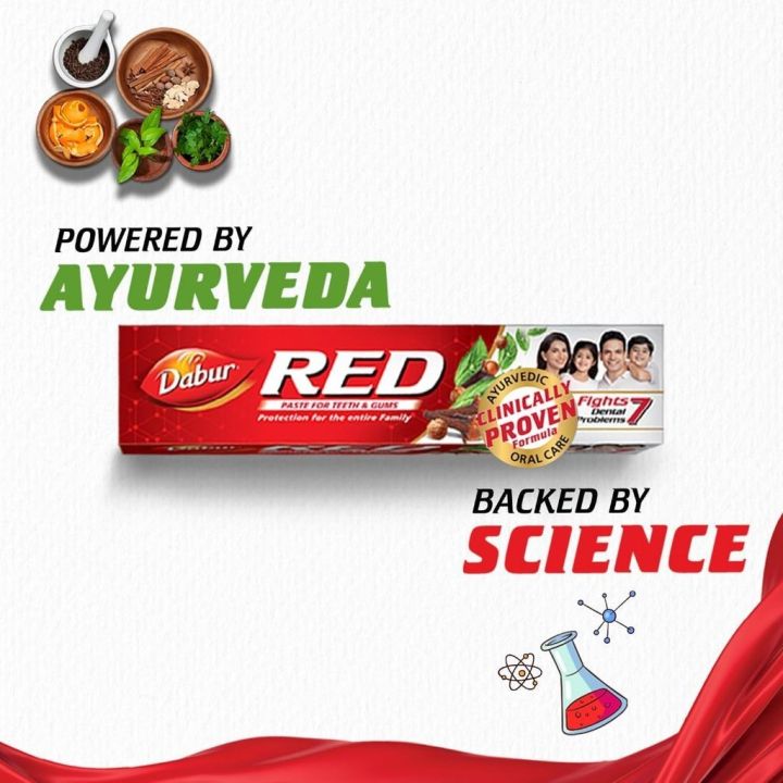 Dabur Red Ayurvedic Toothpaste-100g & 200g | Lazada