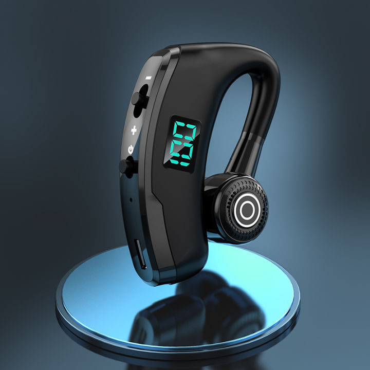 DISOUR Original V9S V9 Business Bluetooth Headphone LED Display, 270°Rotation Left Right Ear ...