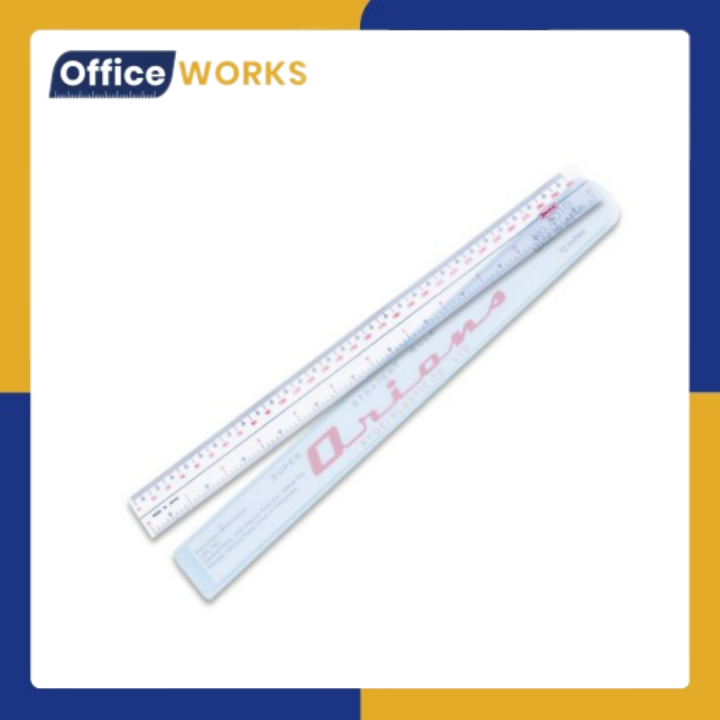 Orions Transparent Plastic Ruler 12" | Lazada PH