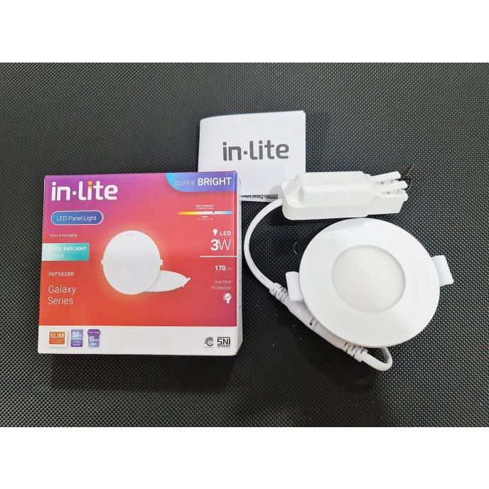 INPS628R Inlite / In-lite Downlight Led Panel 18 Watt Bulat Inbow ...