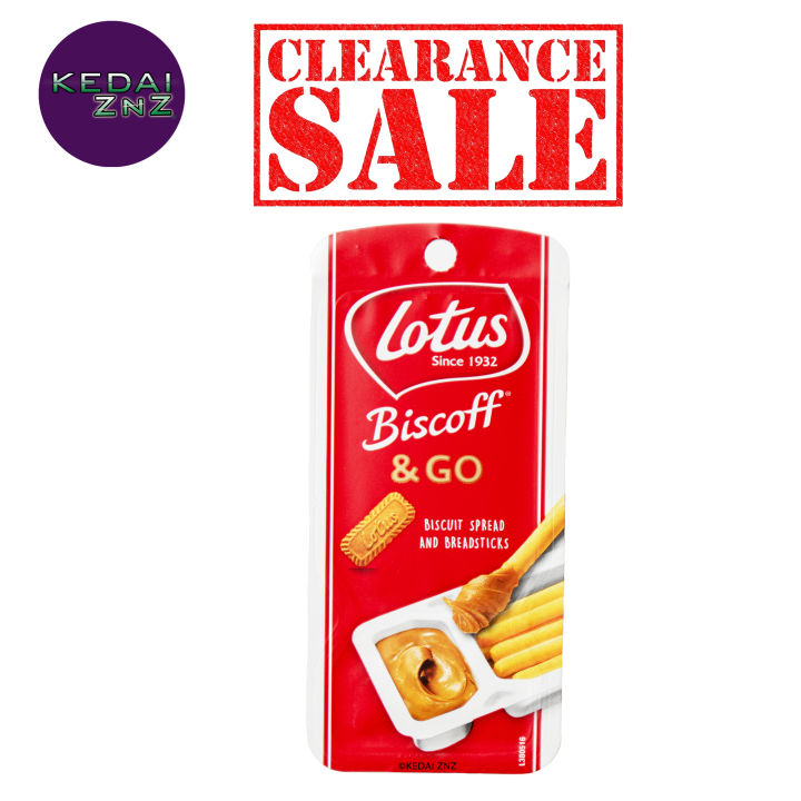 Chocolate Lotus Biscoff & GO Biscuit Spread and Breadsticks 45g Coklat ...
