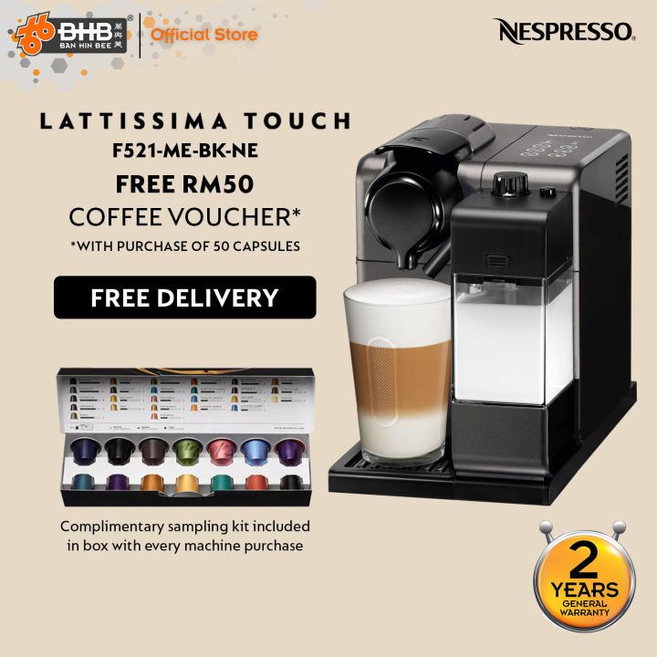 Nespresso F521-ME-BK-NE Lattissima Touch Fully Automatic Capsule ...