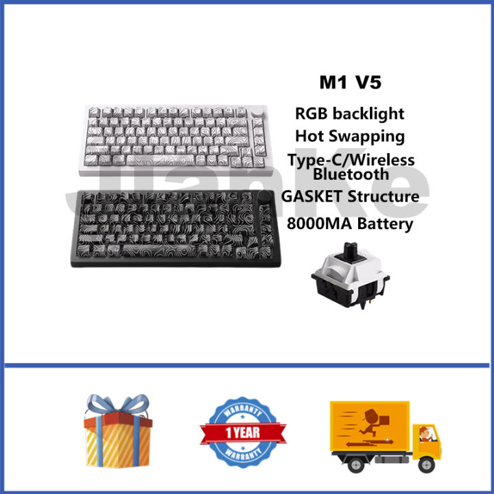 AKKO Monsgeek M1 V5 SP Aluminum Wireless Mechanical Keyboard 75% Hot ...
