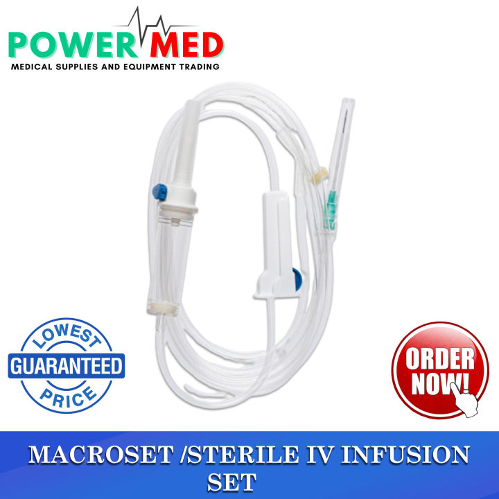 MACROSET STERILE IV INFUSION SET PER PIECE (SURE-GUARD BRAND) | Lazada PH