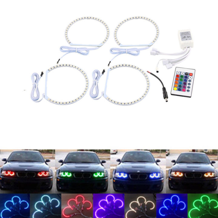 ชุดไฟวิ่งกลางวันรถยนต์,สำหรับ BMW E36/E38/E39/E46มัลติสี5050 RGB แฟลช ...